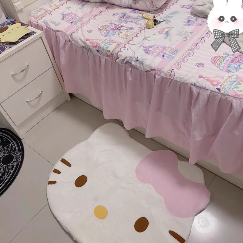 Sanrio Carpet Cartoon Cute Hello Kitty Rug Home Room Decor Bedroom ...