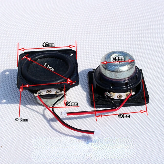 2pc DIY Mini Alto-falante Polegadas Alta-falante 40mm, 45% OFF