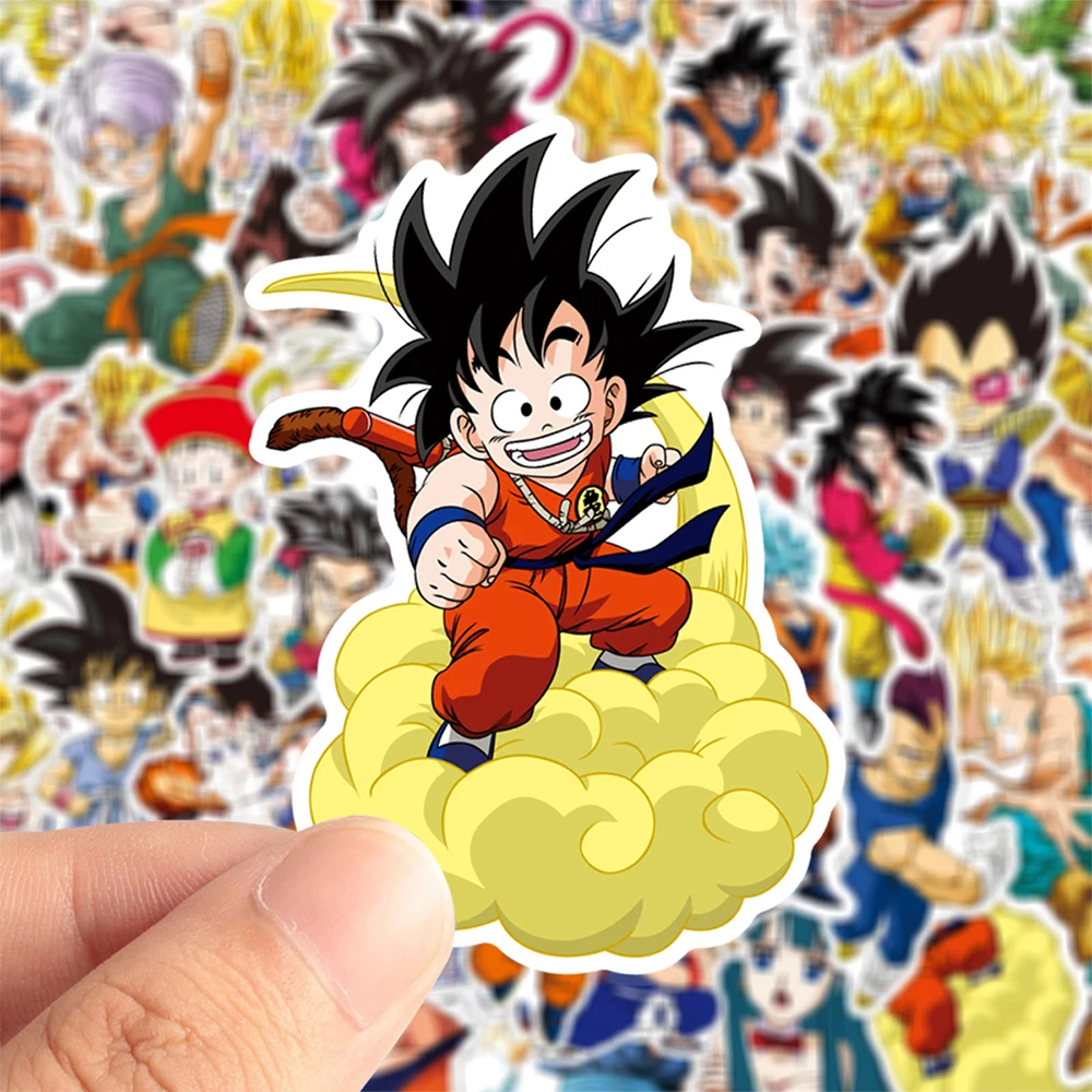 10/30/50pcs Classic Japan Anime Dragon Ball Stickers Kid Decal Toy DIY ...