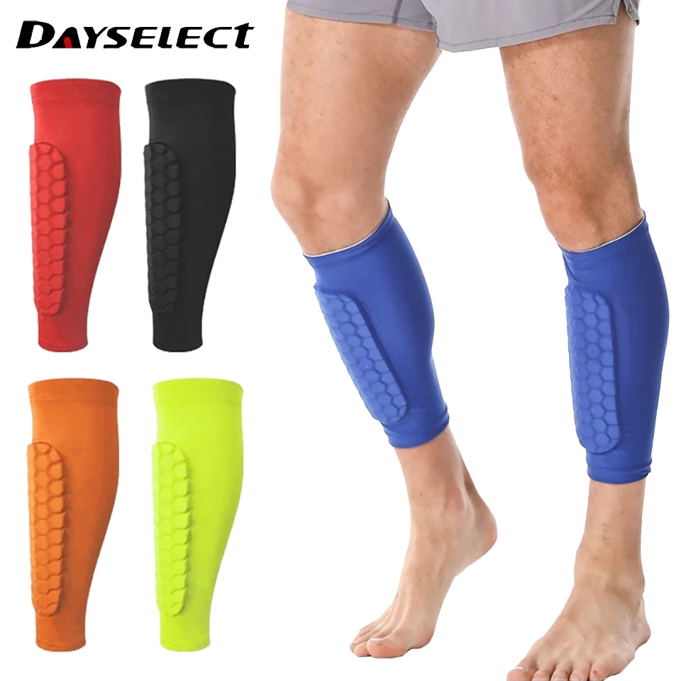 1pcs-Soccer-Football-Shin-Guard-Pads-Honeycomb-Running-Leg-Calf ...