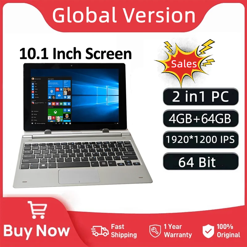 10-1-INCH-2in1-Windows-10-Tablet-PC-with-Docking-Keyboard-Dual-Camera ...