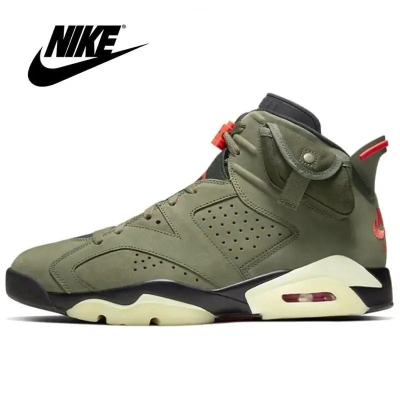 Nueva-llegada-Nike-Air-JORDAN-Retro-6-6s-Olive-Britsh-Khaki-DMP-Aqua ...