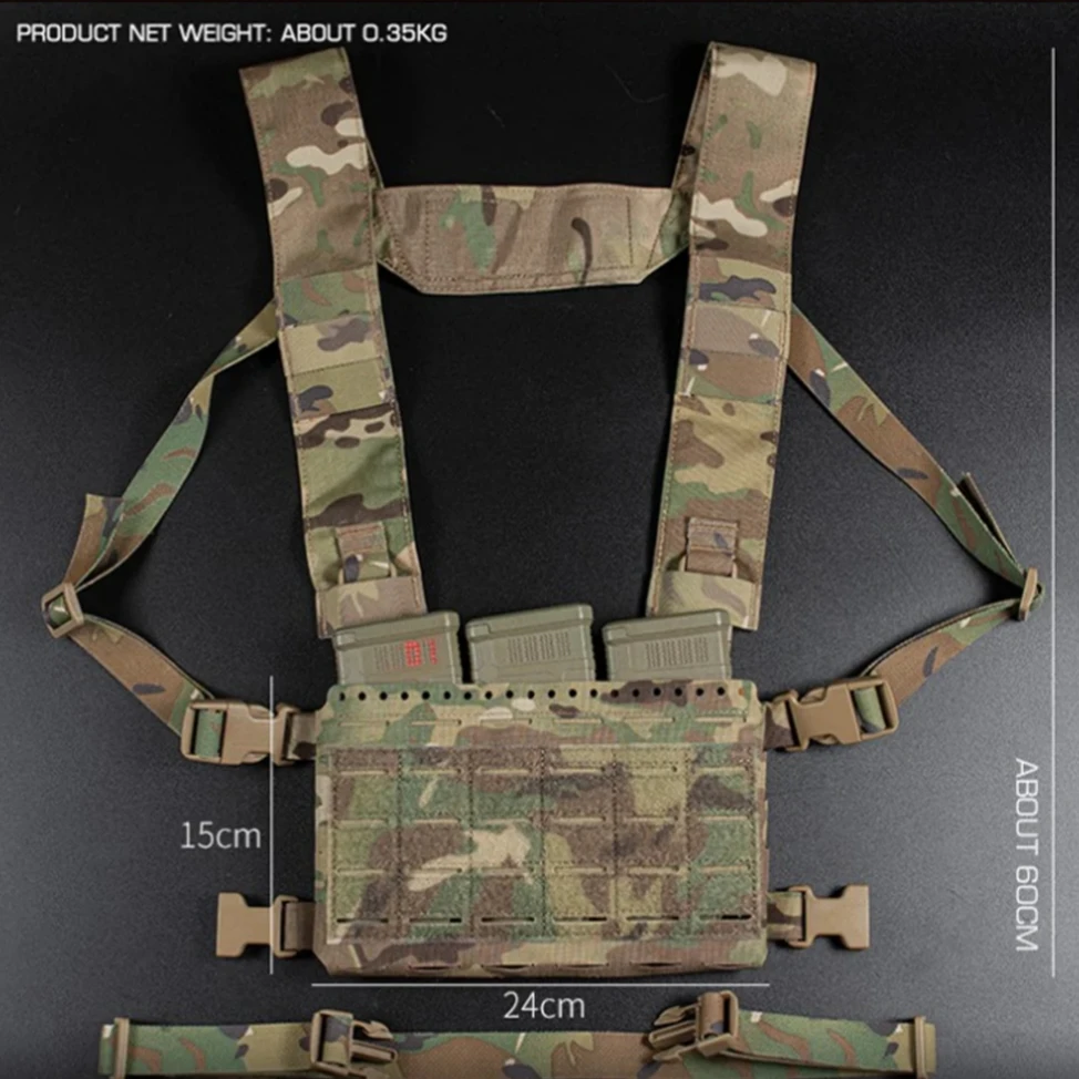 MOLLE MK5 Chest Rig SS MKV Micro Fight Chassis Placard Hook Loop ...