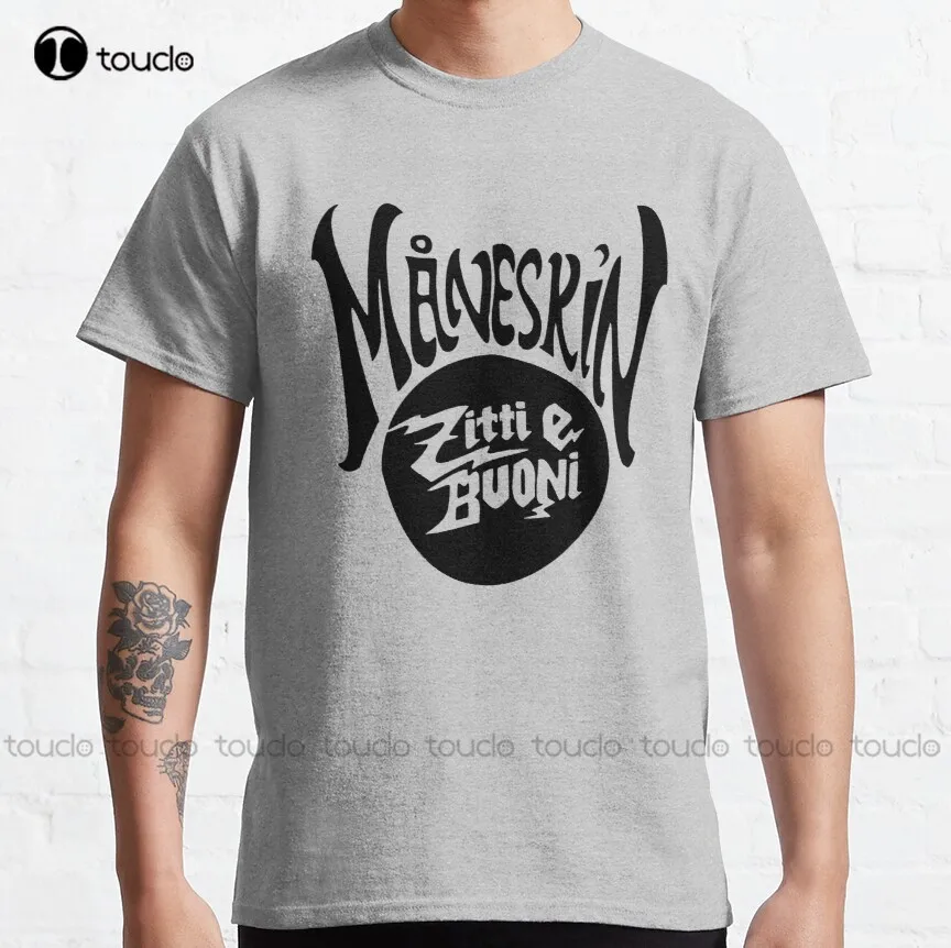 M-neskin-Fan-Art-Merch-Maneskin-Classic-T-Shirt-Workout-Shirt-Custom ...