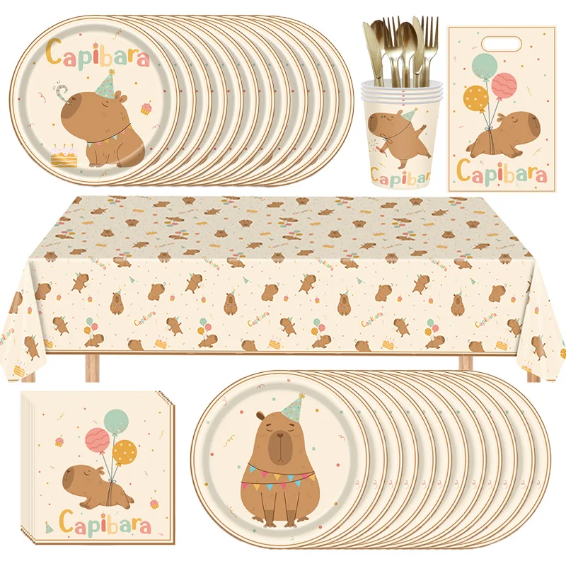 Capybara Theme Birthday Party Decorations Kids Favors Gifts Capybara ...