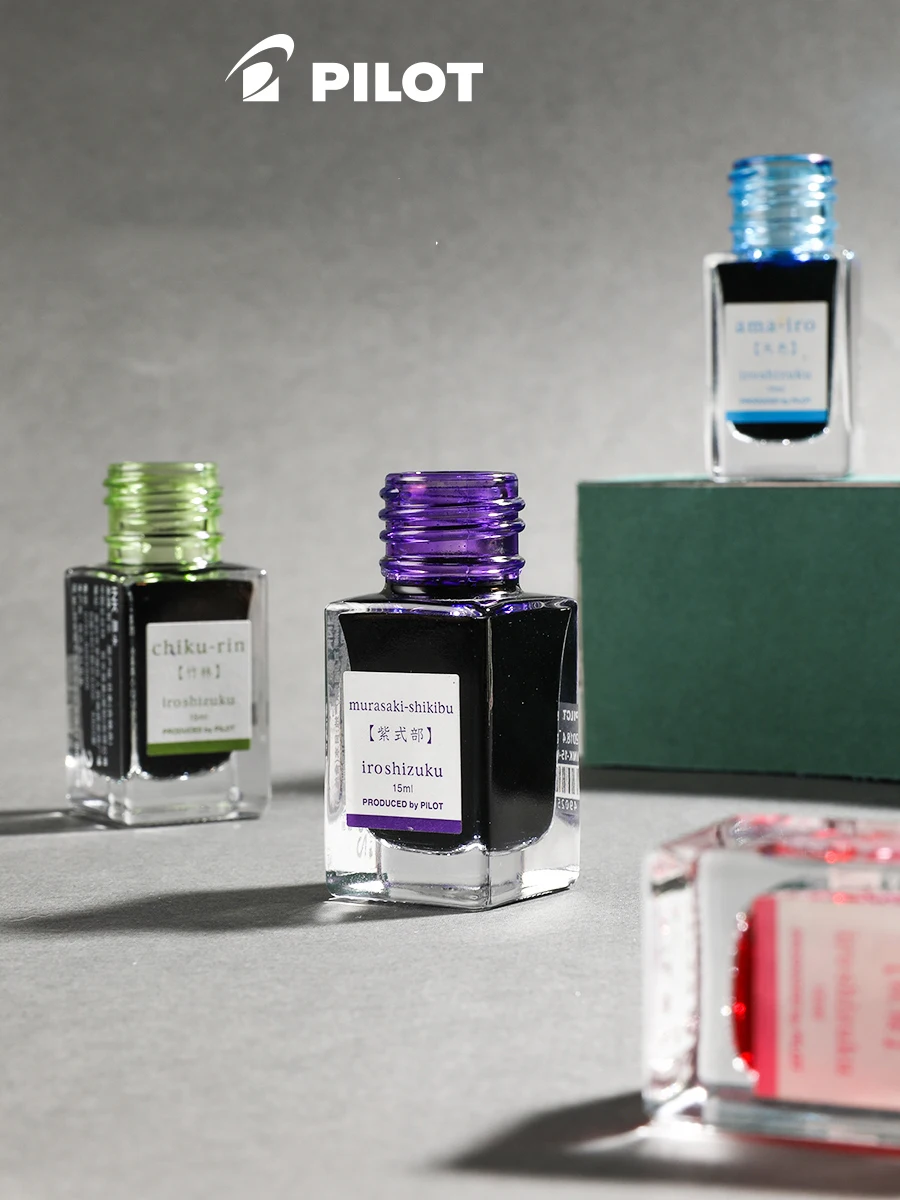 Pilot-INK-15-Color-Ink-Gradient-Iroshizuku-Natural-Color-24-ColorS-Vial ...