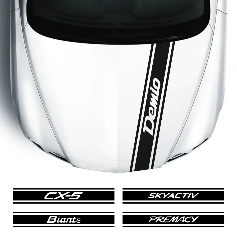 Car-Hood-Cover-Stickers-Decals-for-Mazda-2-Biante-BT50-CX-5-8-9-30 ...
