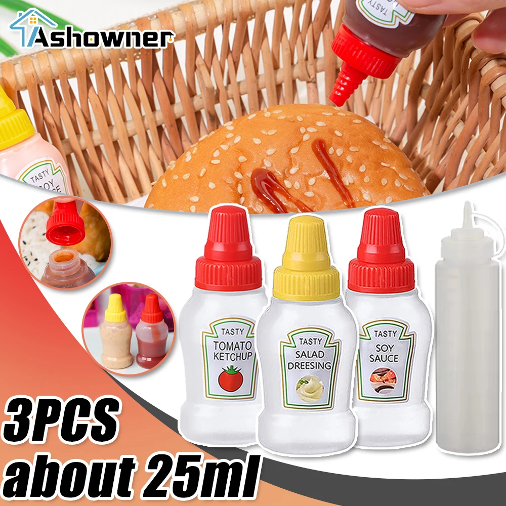 Mini Bottle Tomato Ketchup Portable | Ketchup Mustard Squeeze Bottles ...