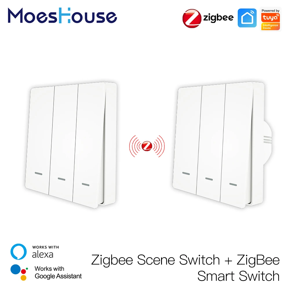 Tuya Smart Switch Neutral | Smart Zigbee Light Switch | Light Switch ...