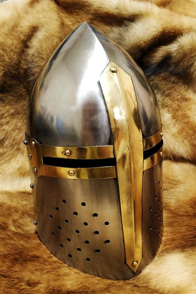 Medieval Plate Armor Helmet