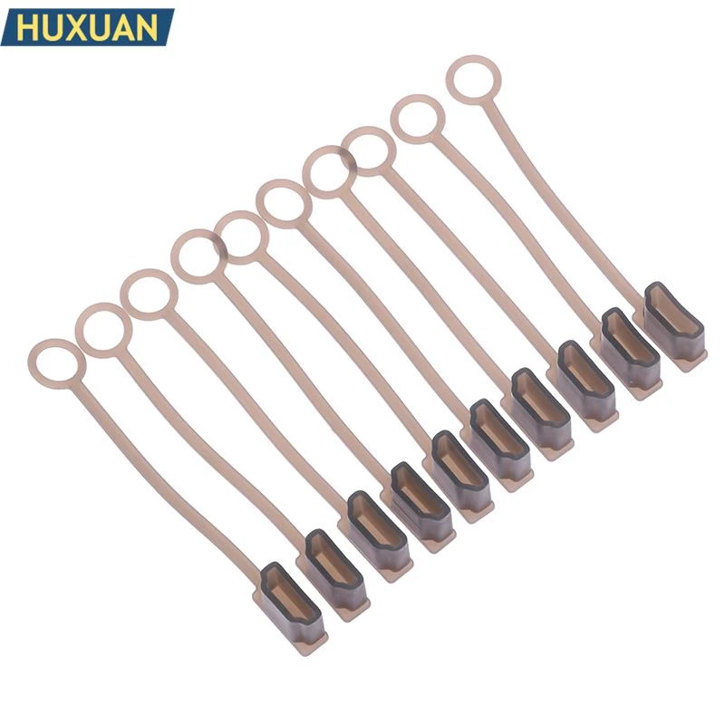 10Pcs/lot White/Black Dust Cap Plug Protector For Male HDMI A Adapter ...