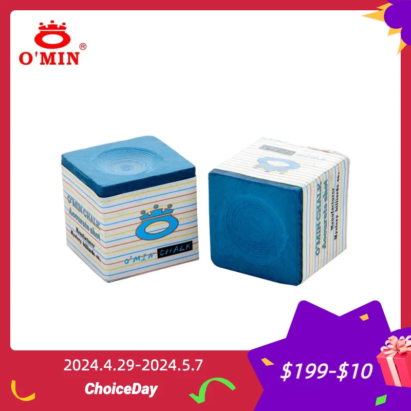O-MIN-Chalk-Oily-Blue-Pool-Cue-Snooker-Chalk-Easy-To-Powder-High ...