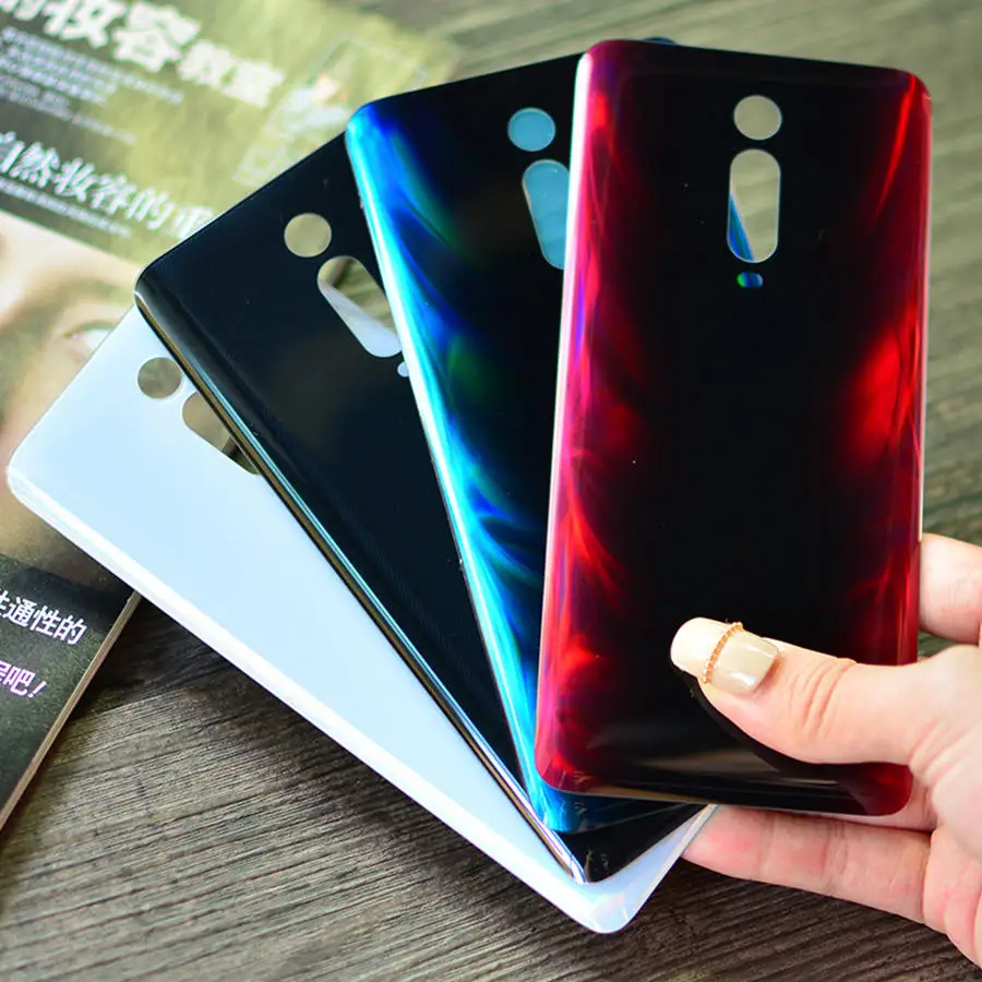 For Xiaomi Mi 9t Back Battery Cover Glass Mi9t Pro Rear Door Housing ...