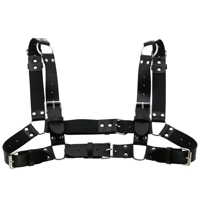 Decopunk Punk Gothic Chest Shoulder Strap Body Binding Belt Men and ...
