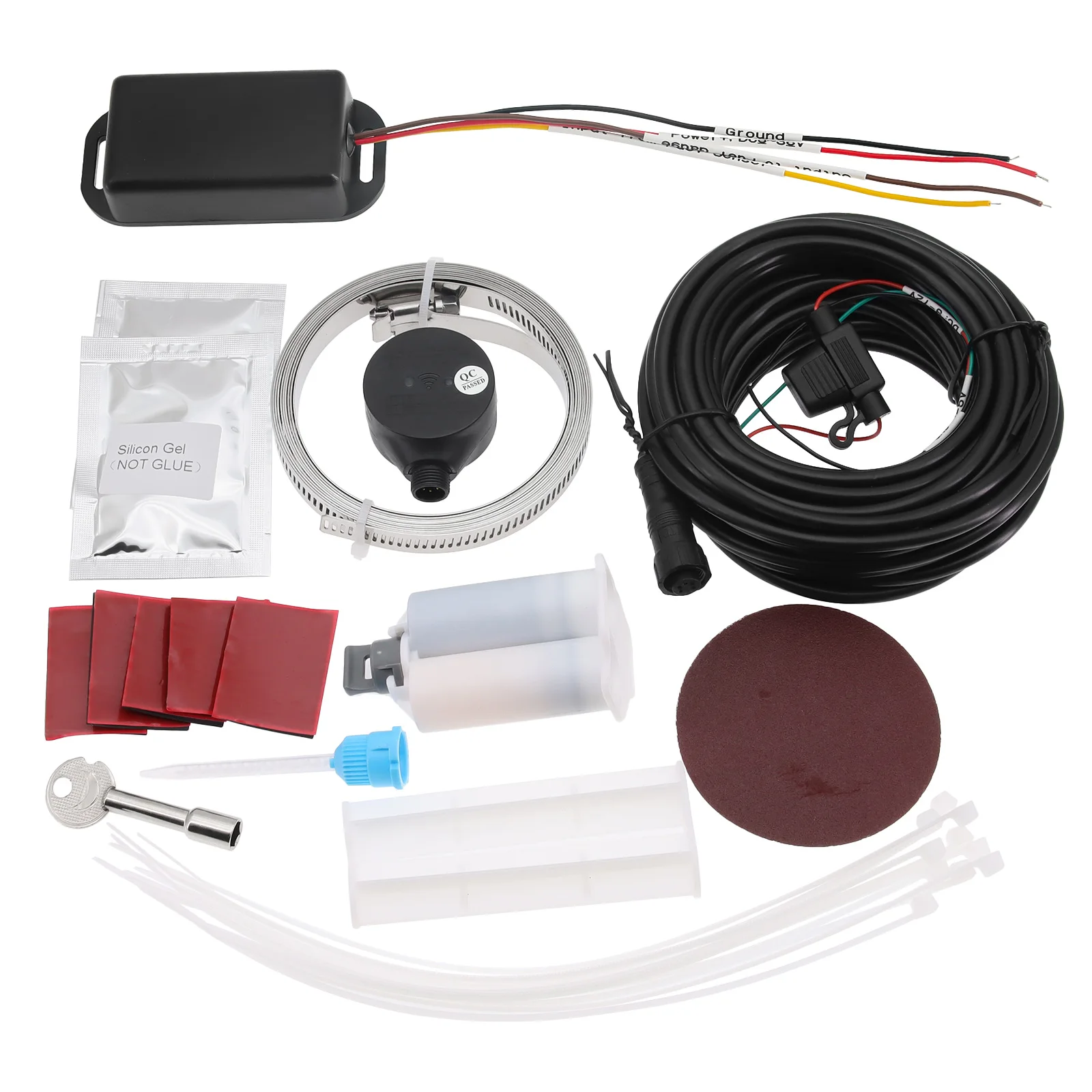 Ultrasonic-Fuel-Level-Sensor-Non-Contact-Fuel-Monitoring-System-Ohm ...