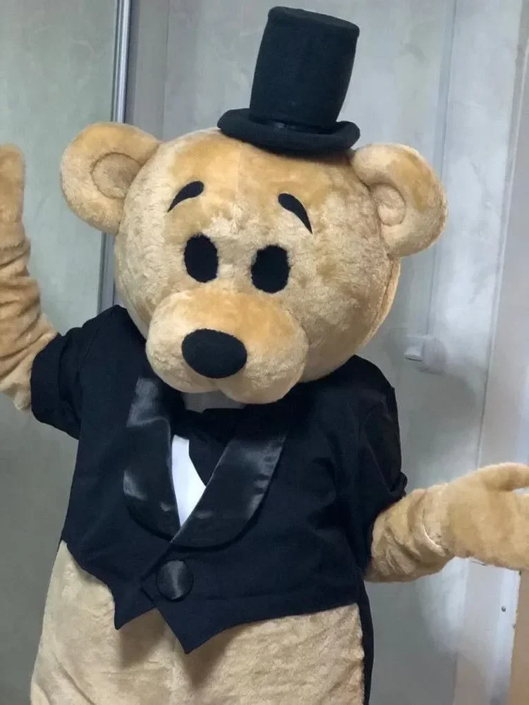 Wedding-Teddy-Bear-Mascot-Costume-Anime-Cosplay-Brown-Bear-Costume ...