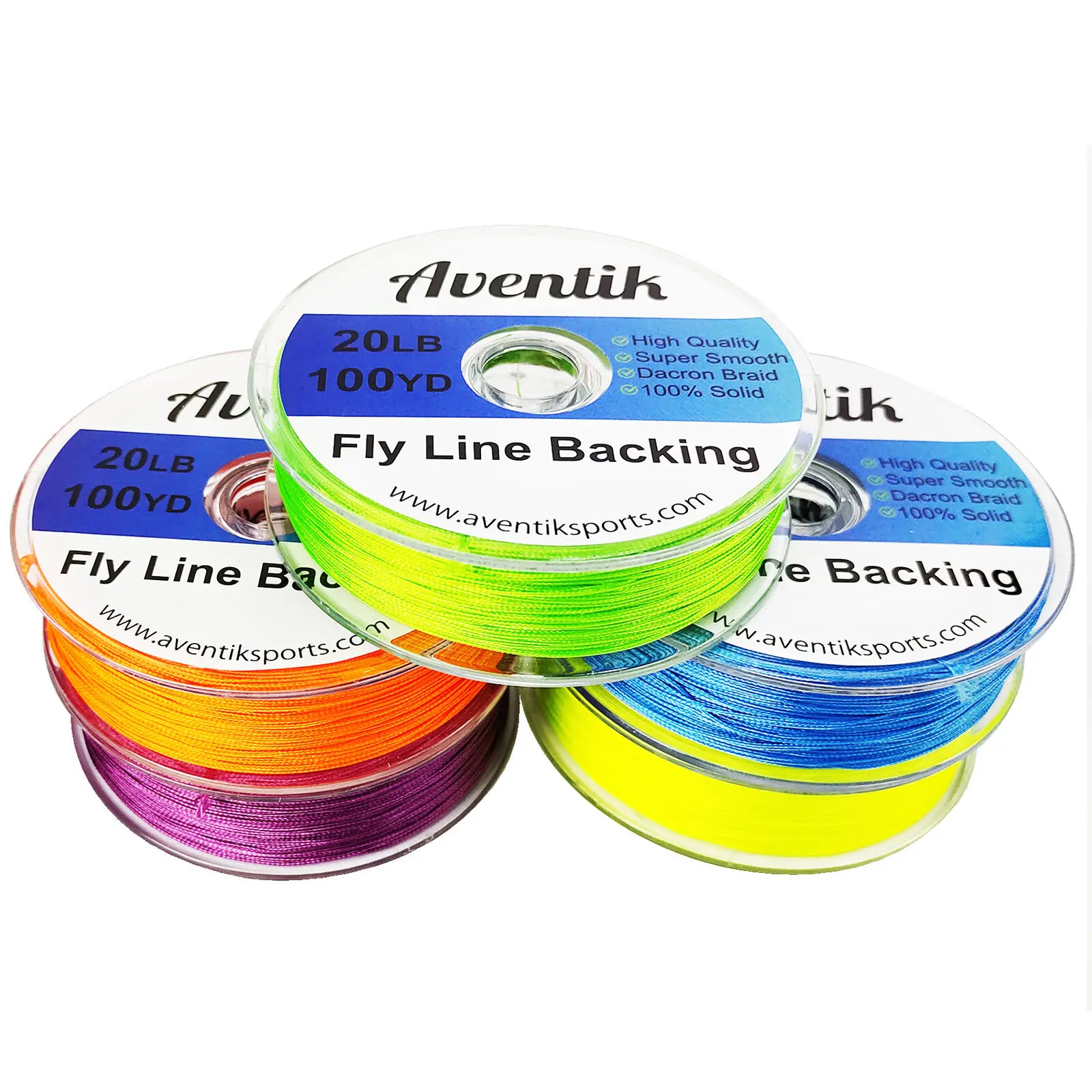 Aventik Fly Line Backing 100yd/91M Fly Fishing Dacron Braided Backing ...