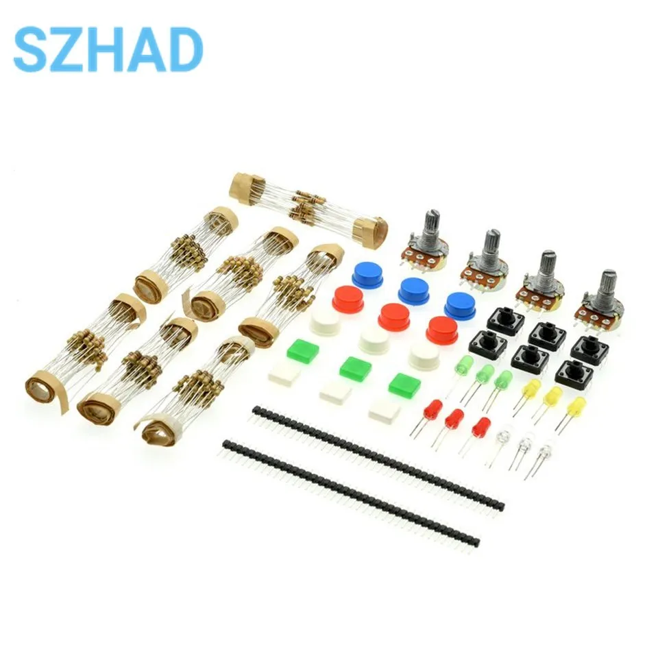 Electronic-Component-Kit-Universal-Parts-Package-No-1-Includes-Common ...