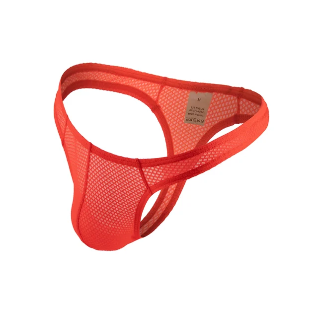 CLEVER-MENMODE Men Sexy Mesh T-Back Underwear Bulge Pouch Thong Soft ...