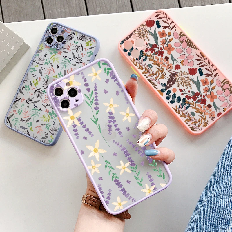 Case Iphone Flowers Beautiful Pattern | Floral Phone Case Iphone 11 ...
