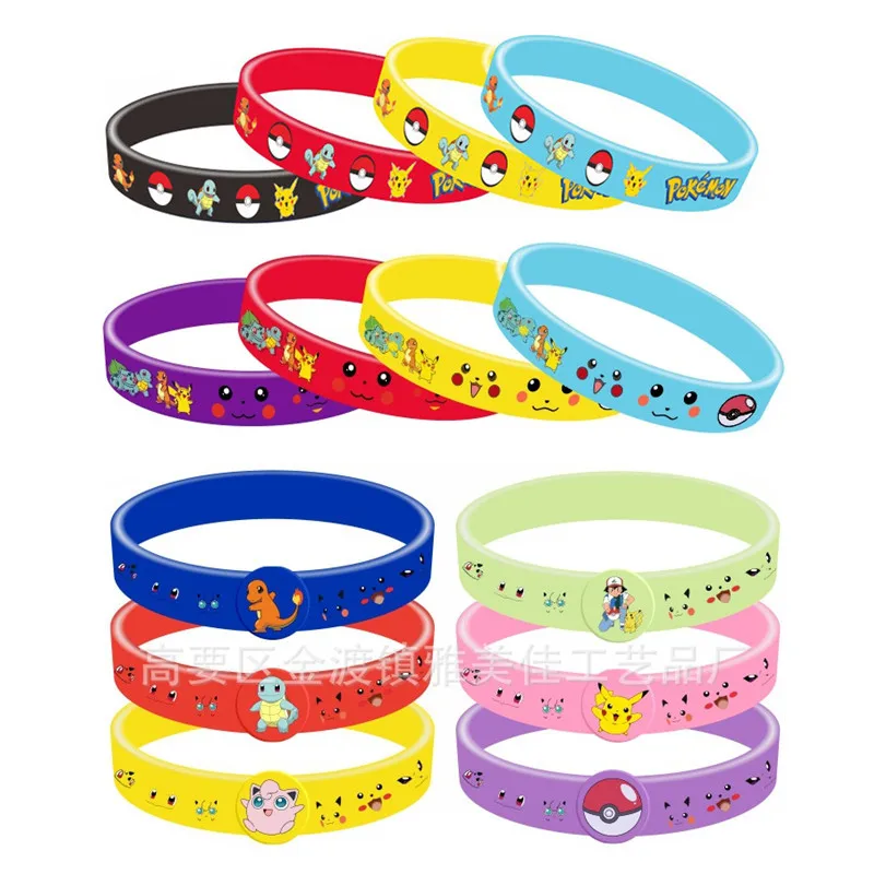 Pokemon-Silicone-Bracelet-Pocket-Elf-Pikachu-Kids-Cartoon-Figure-Toys ...