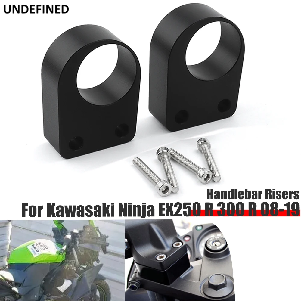 For Kawasaki Ninja EX250 250R 300 300R 2008 2019 Handle Bar Riser ...
