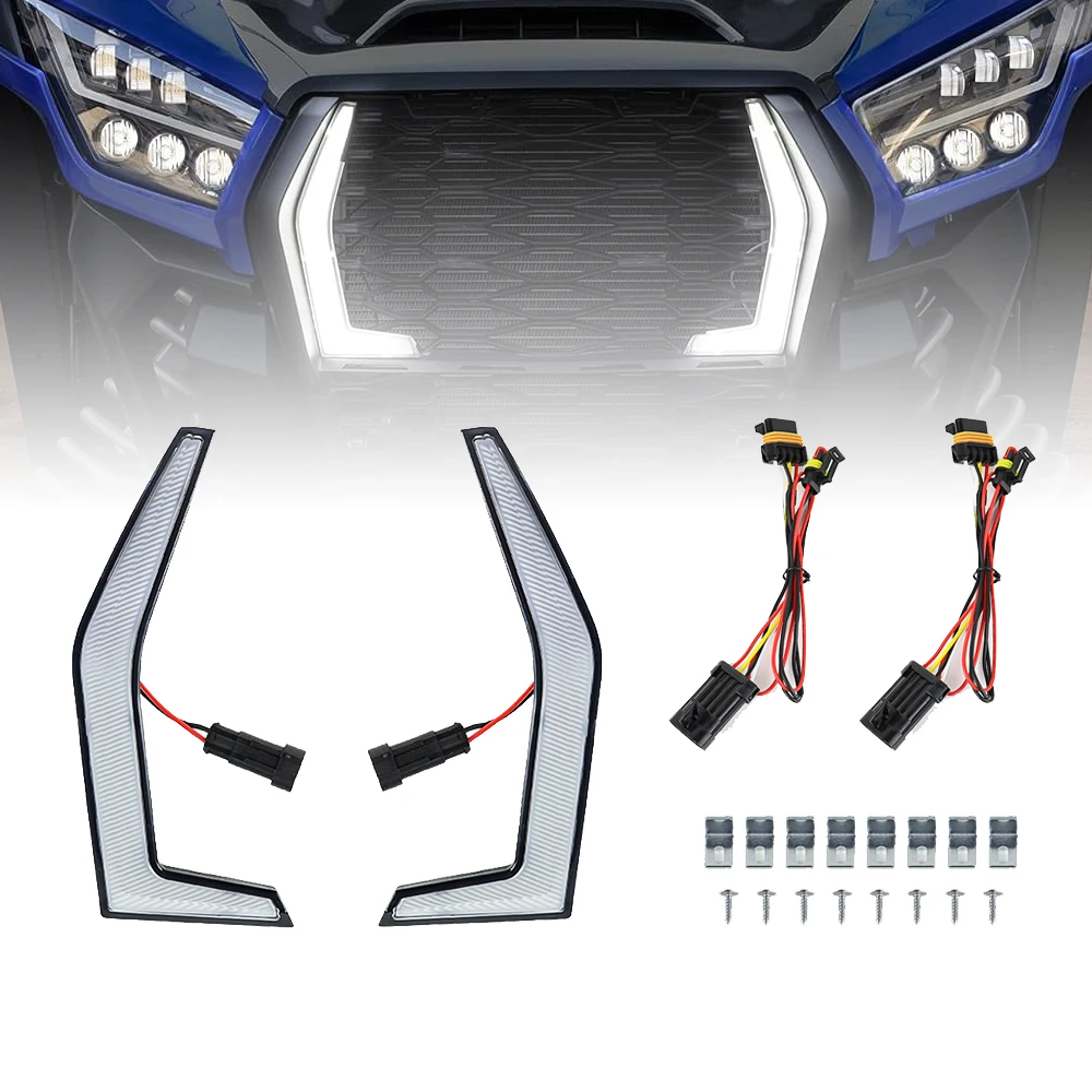 Fang-Lights-Front-LED-Grille-Accent-Lights-for-Kawasaki-Teryx-KRX-KRX4 ...