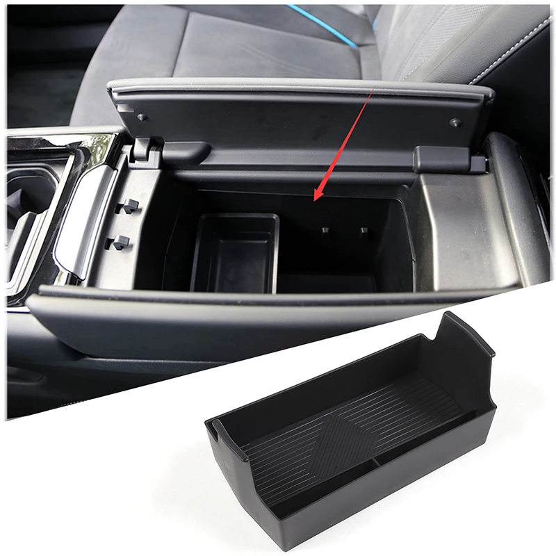 Car Central Armrest Storage Box Container Holder Organizer Tray For ...