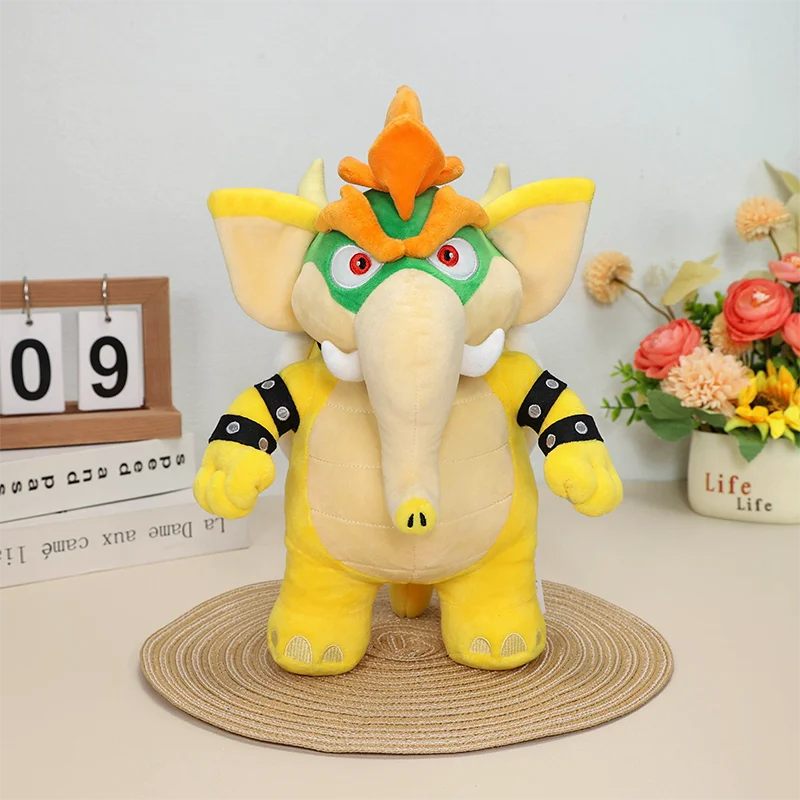 TAKARA TOMY Super Mario Bros. Wonder Elephant Bowser Koopa JR. Peluche ...