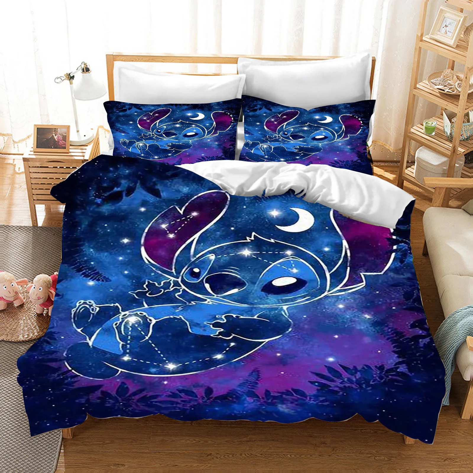 Stitch-Duvet-Covers-Bedding-Setduvet-Cover-Cute-Printed-Cartoon-Quilt ...