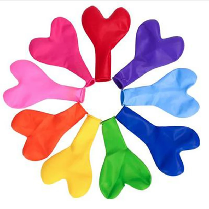 10/20/30/50pcs 12inch Heart Shaped Latex Balloons Colorful Wedding Kids ...