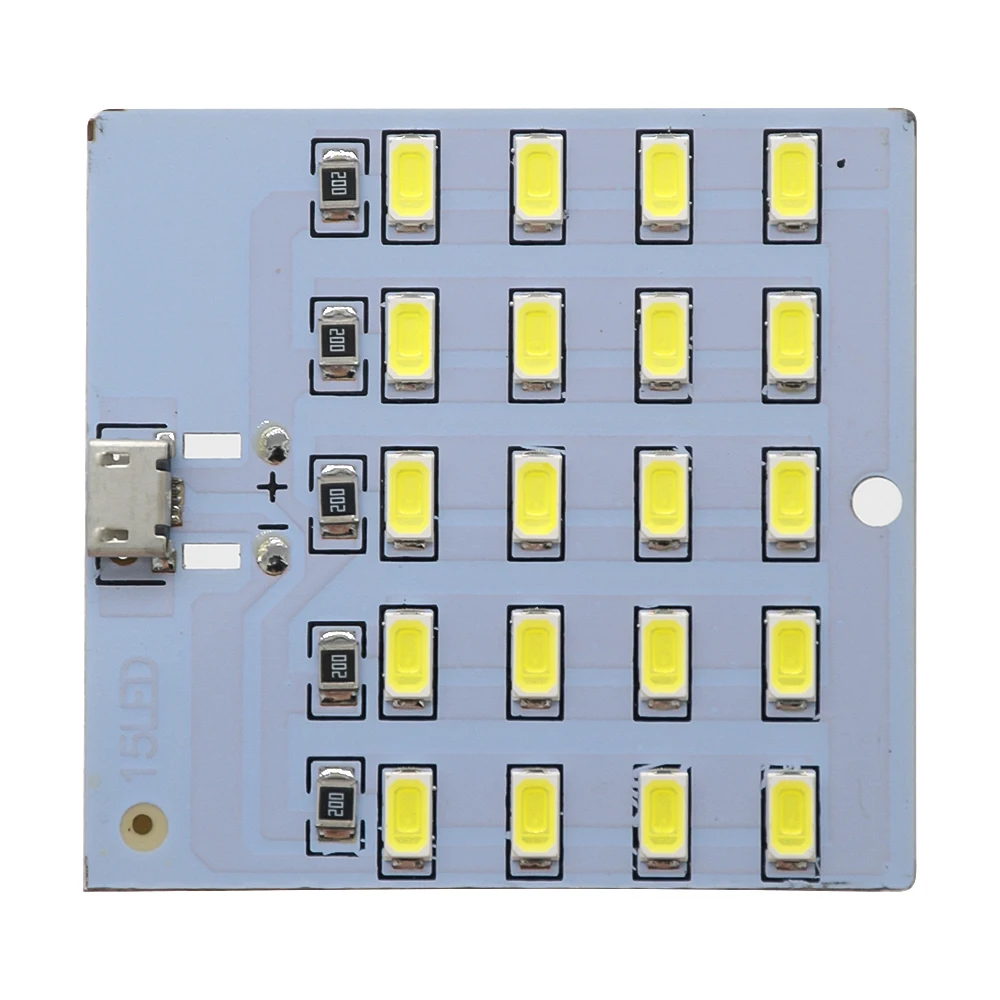 5730 SMD 5V 430mA~470mA White Mirco USB/Type-C LED Lighting Panel USB ...