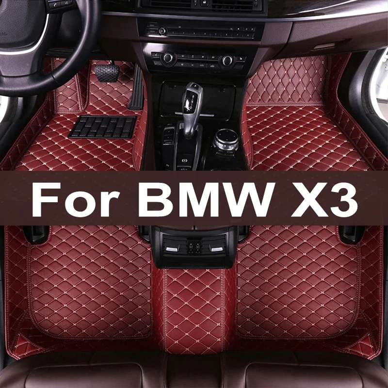 Car-Floor-Mats-For-BMW-X3-F25-MK2-2011-2014-Leather-Luxury-Mat ...