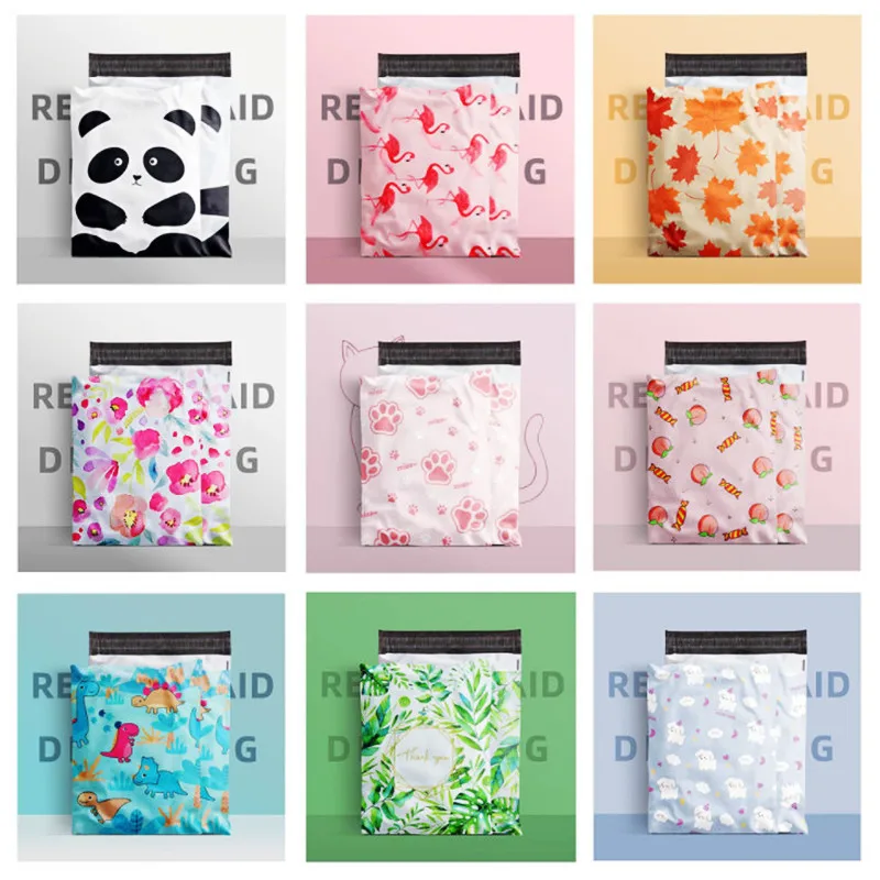 10PCS-100-PE-Plastic-Mailing-Bag-Poly-Mailer-T-shirt-Skirt-Pants-Bra ...