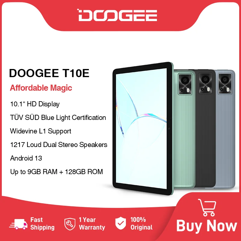 DOOGEE-tableta-PC-T10E-con-pantalla-HD-de-10-1-pulgadas-dispositivo-con ...