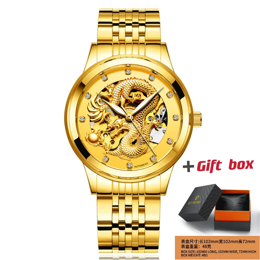 Mens-Top-Luxury-Golden-Wristwatch-waterproof-Automatic-Mechanical ...