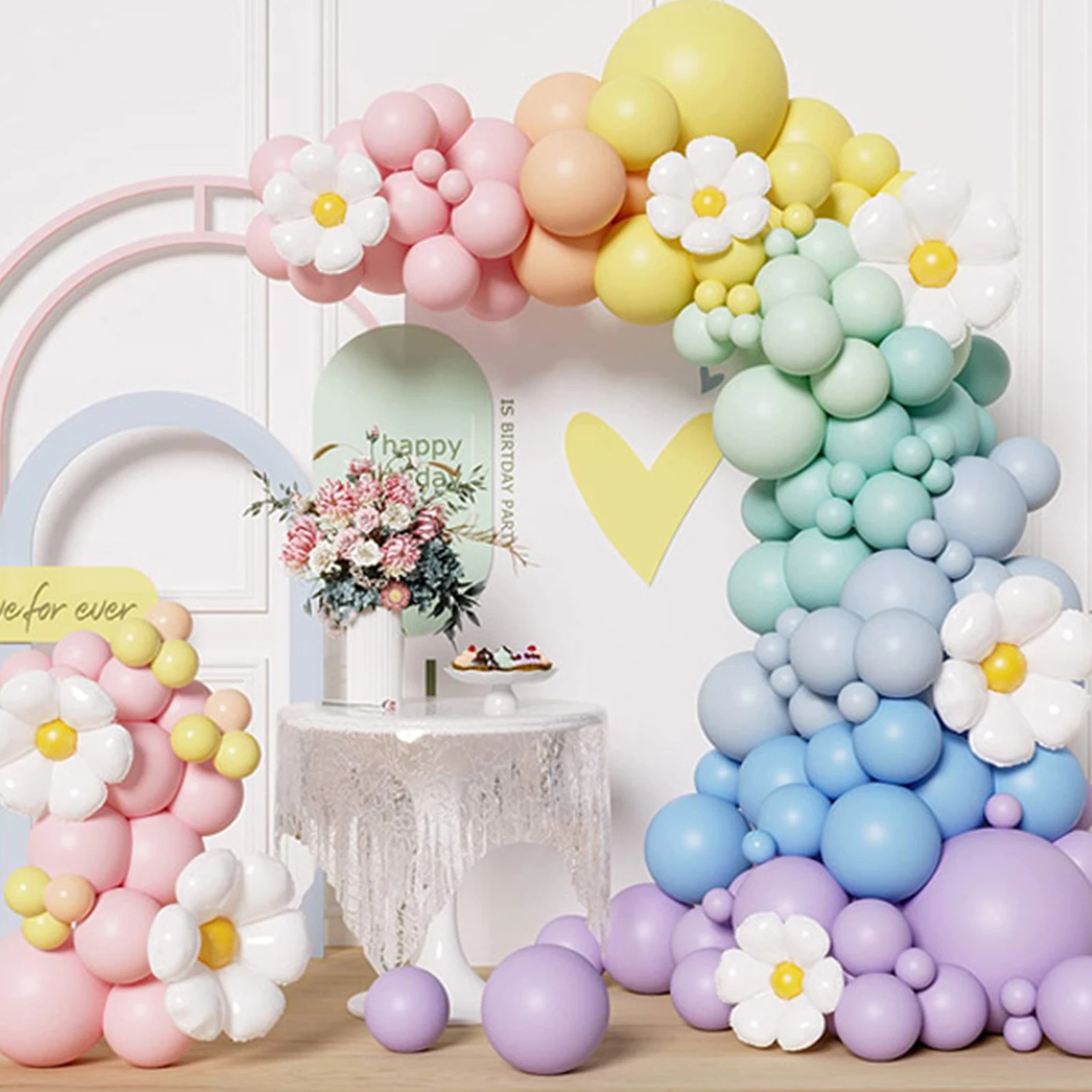 160Pcs-Pastel-Macaron-Balloon-Garland-Kit-Reusable-Latex-Balloon-Arch ...