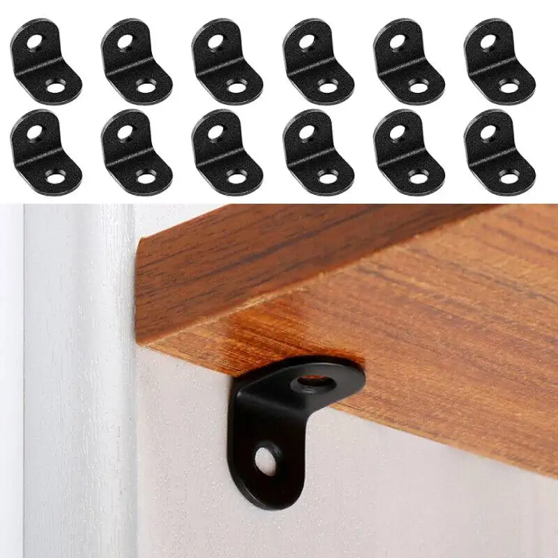 12pcs-Corner-Brace-L-Bracket-Corner-Bracket-Stainless-Steel-Brackets ...