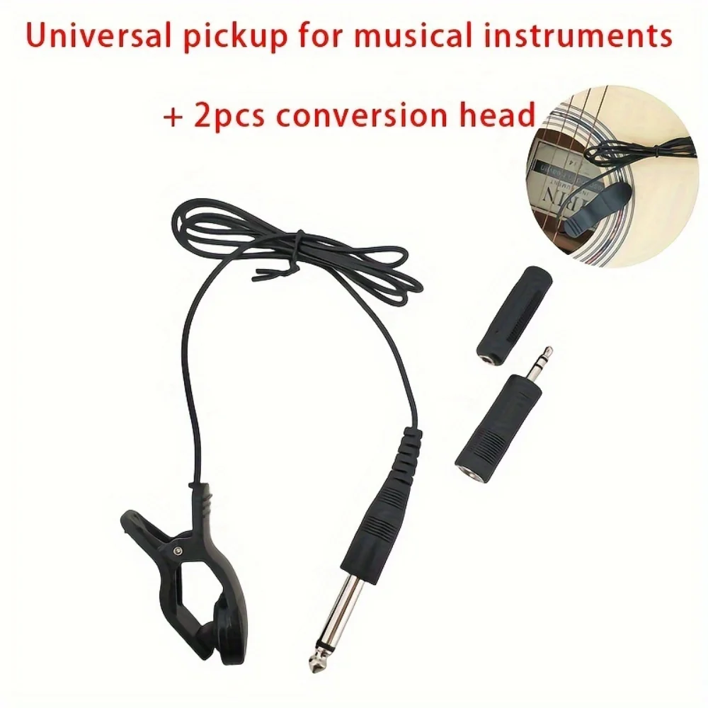 Guitar Acoustic Clip On Pickup Universal General Piezo Microphone for ...