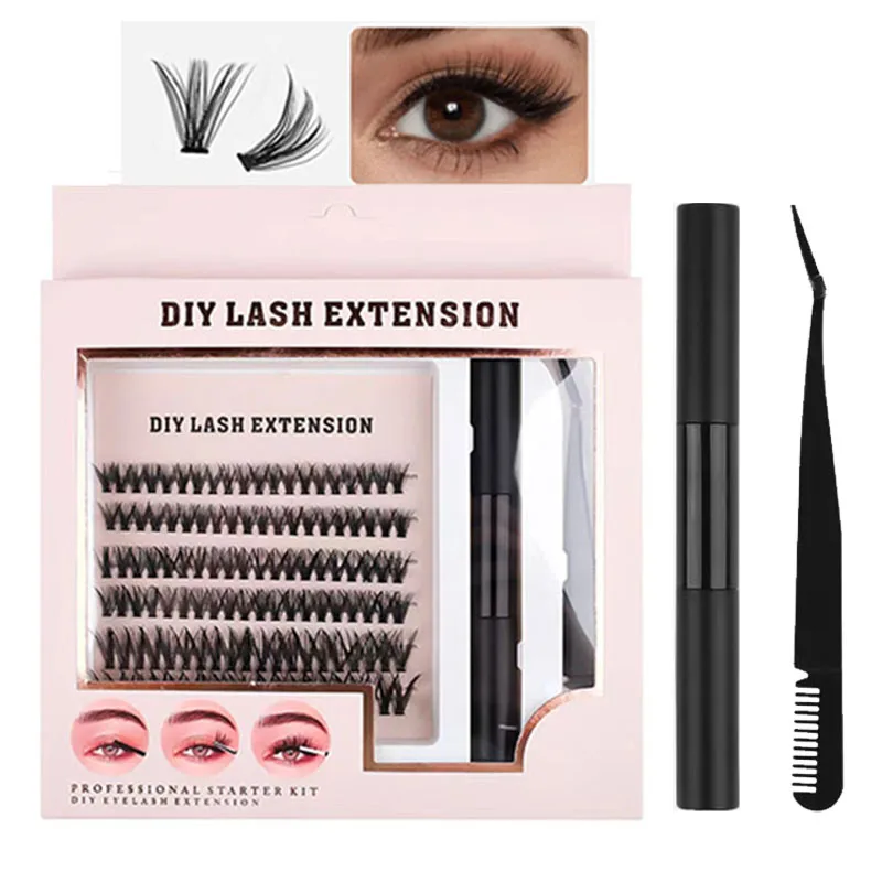 Hot-Sales-Makeup-Mixed-Sizes-10mm-12mm-14mm-Fan-Eyelash-DIY-False ...