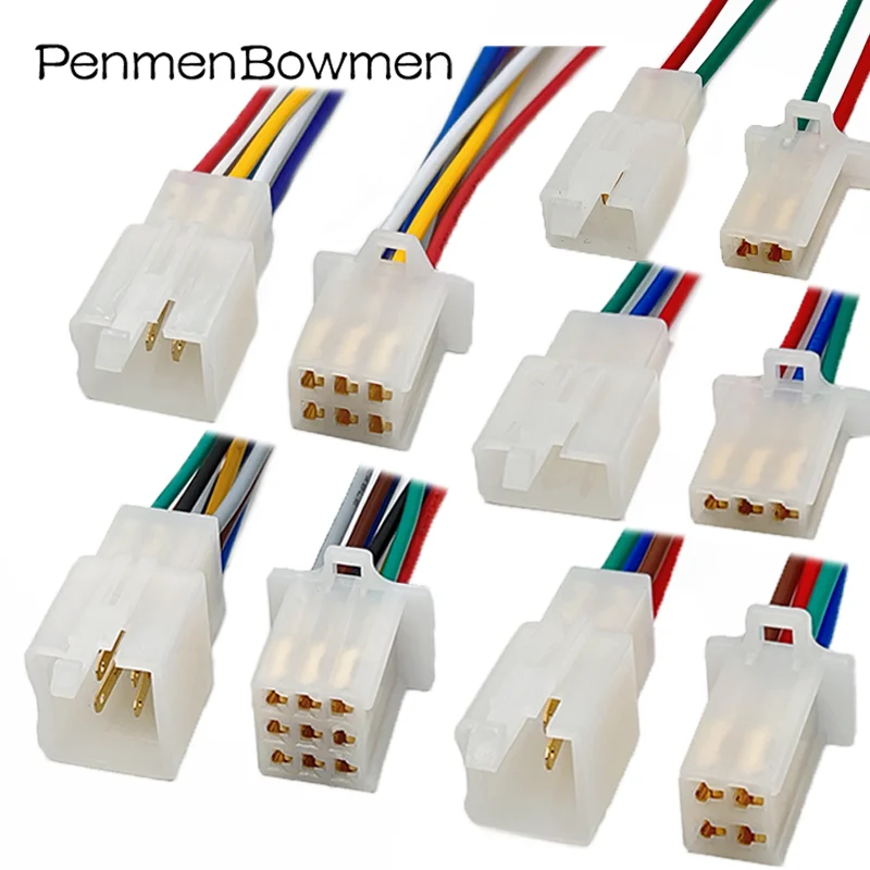 2-3-4-6-9-Pin-2-8mm-Motorcycle-Car-Connector-Wiring-Harness-Plug-Nylon ...