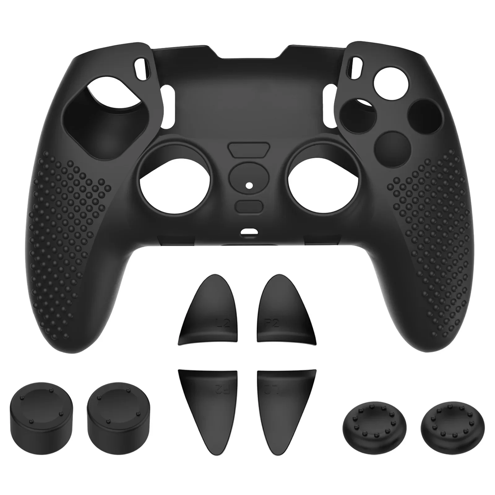 For PS5 Elite Dualsense Edge Controller Protection Bundle Silicone ...
