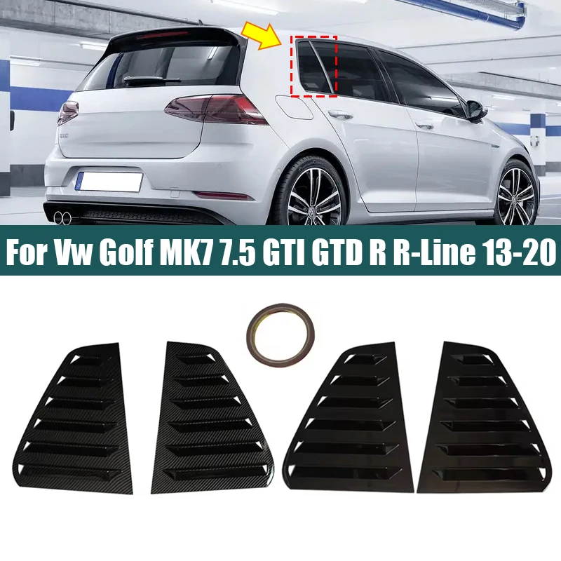 For Vw Golf 7 MK7 7.5 GTI GTD R R-Line 2013 2014-2020 Rear Side Window ...