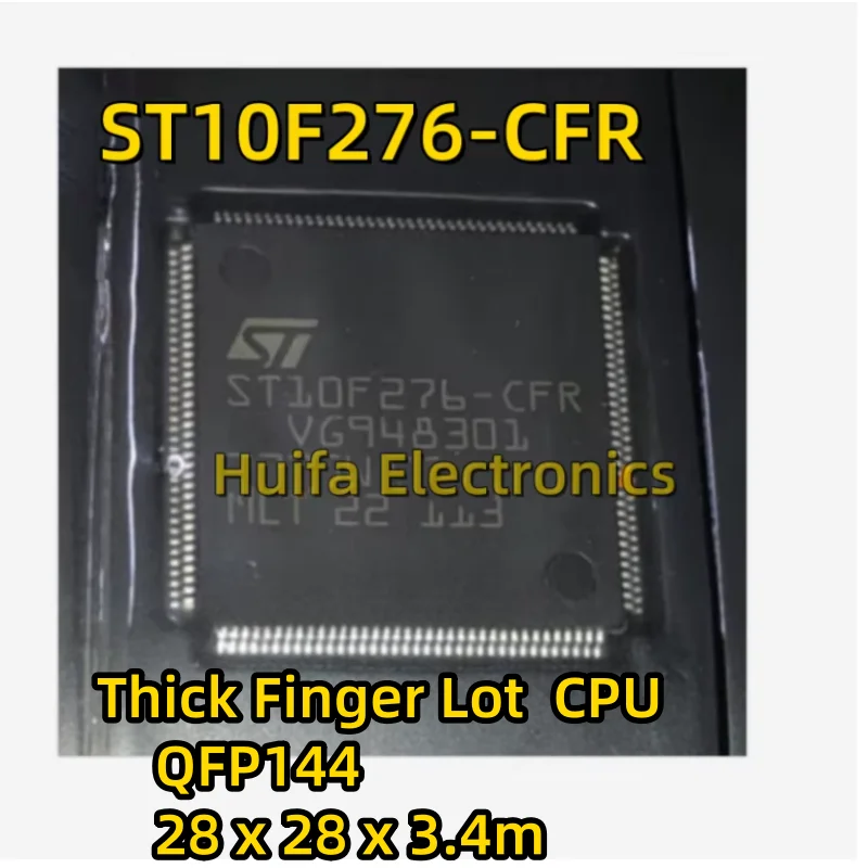 1PCS-ST10F276CFR-ST10F276-ST10F276-CFR-QFP144-Automobile-audio-circuit-board-CPU-Thick-Finger ...