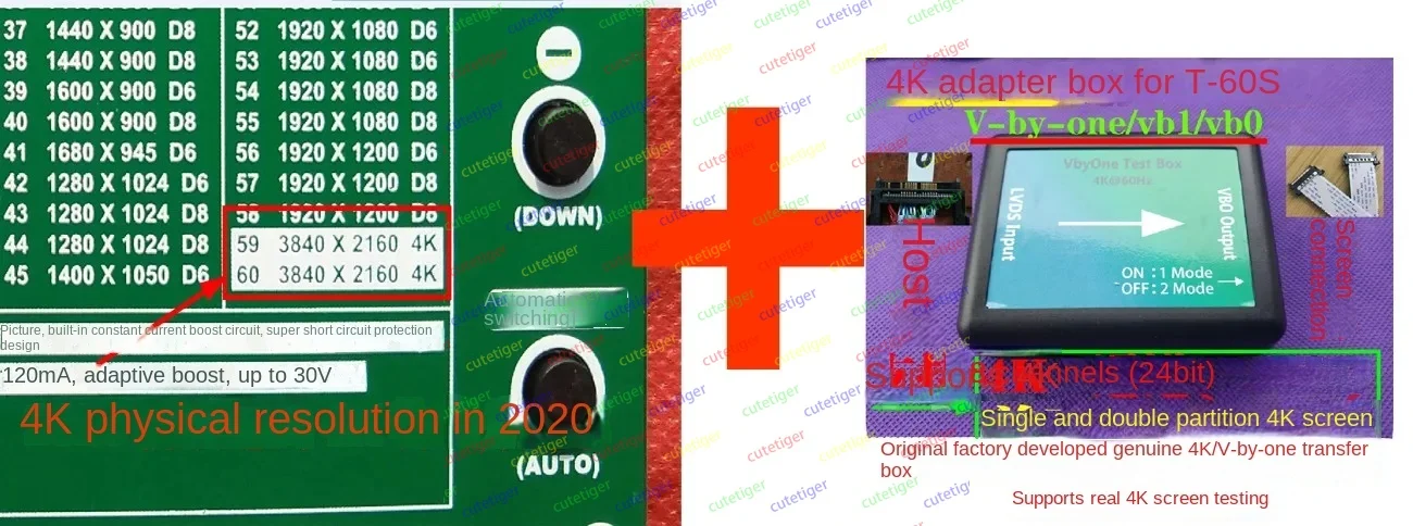Repair Tool New Version 8th Generation LCD TV LVDS 2K 4K Screen T-80S ...