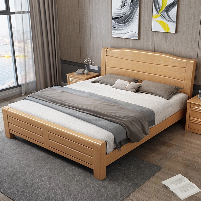 Simple Wooden Bed Design