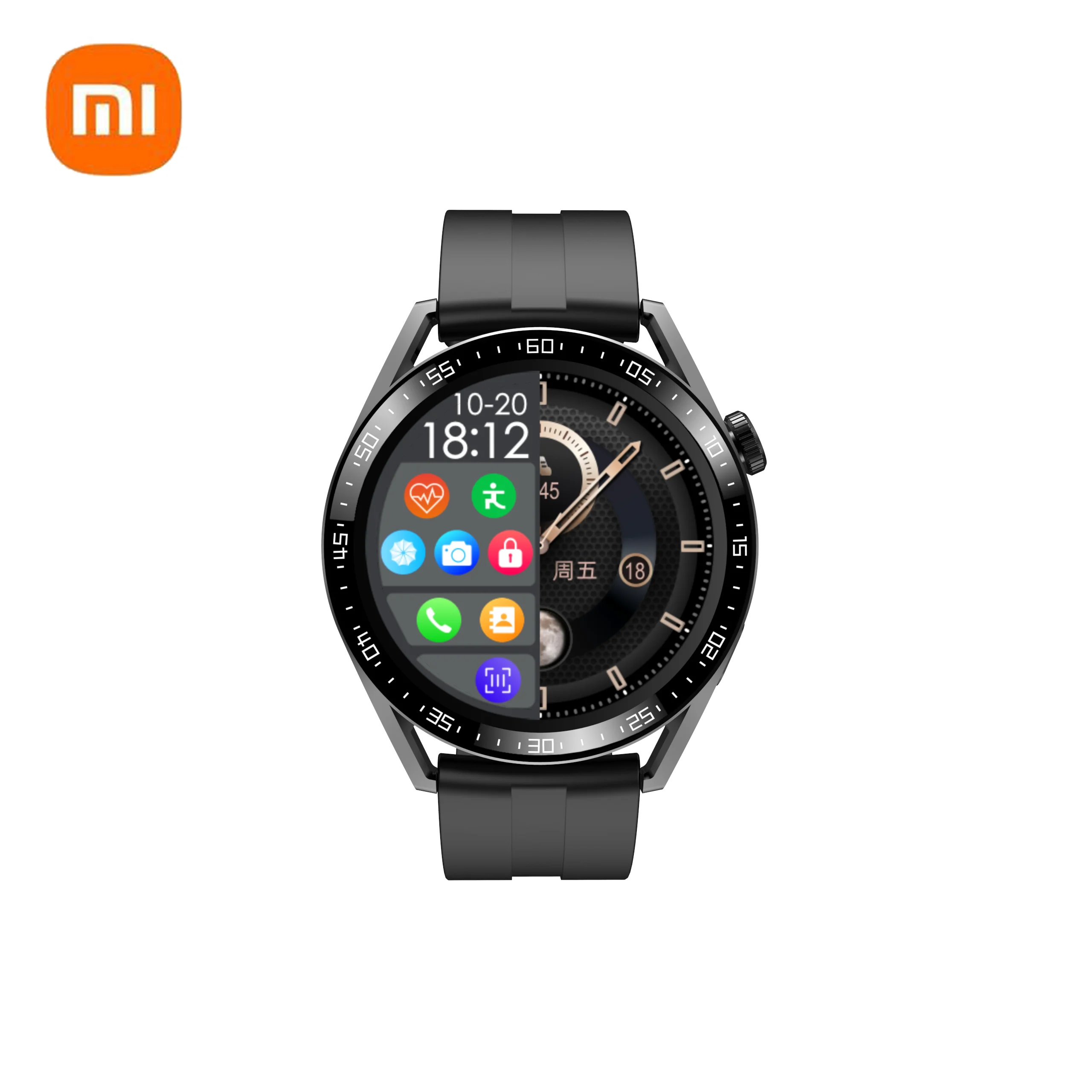 XIAOMI Smart Watch Body Temperature Detection HD Full Touch Bluetooth ...