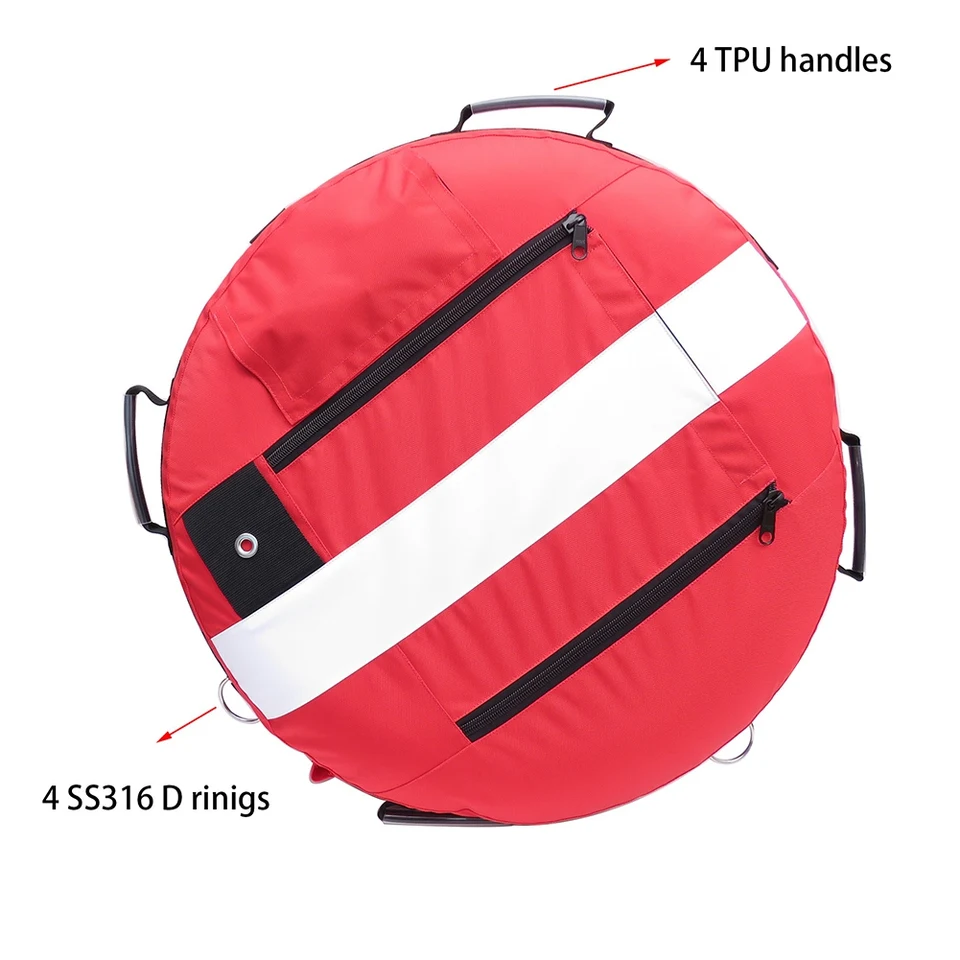 Open Water Swim Buoy Pluzluce Inflatable Diving Safety Surface Marker ...