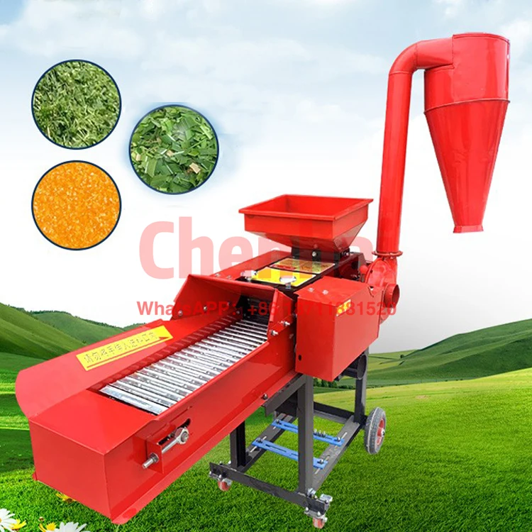 Hot-Sale-Hay-Chaff-Cutter-Straw-Livestock-Feed-Making-Machine-Forage ...