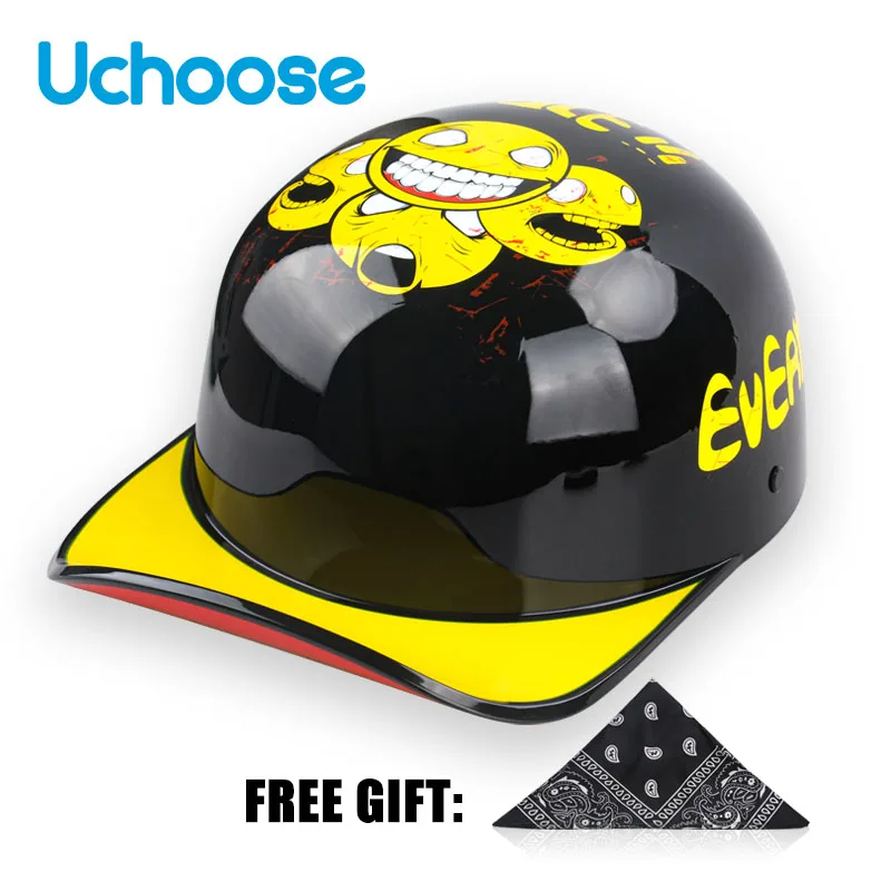 Motorcycle-Helmet-Summer-Helmet-DS-Gang-Baseball-Cap-Spoon-Helmet ...